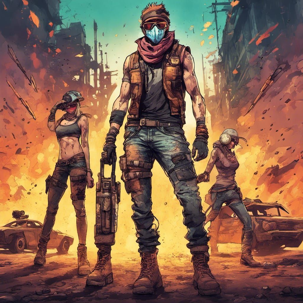 Borderlands Badasses - AI Generated Artwork - NightCafe Creator