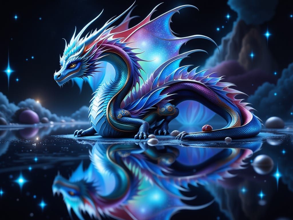 dragon reflection