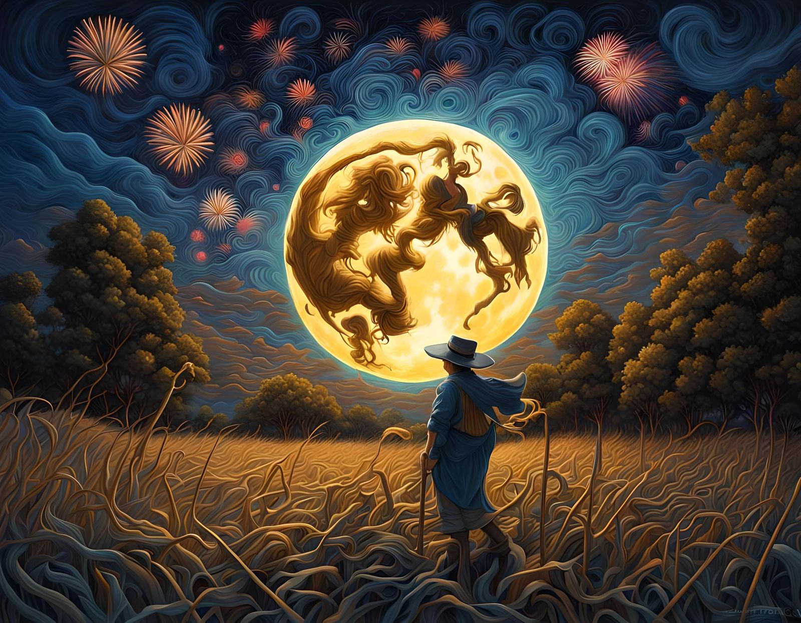 straw painting - AI Generated Artwork - NightCafe Creator