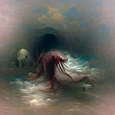 Creature from the abyss - AI Generated Artwork - NightCafe Creator