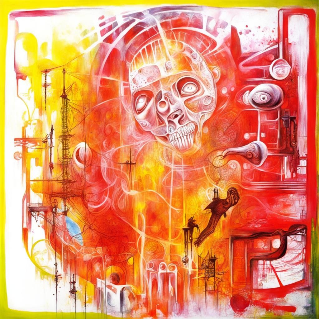 graffiti gothic art hyperdetailed H.R. Giger psychedelic art - AI Generated Artwork - NightCafe ...