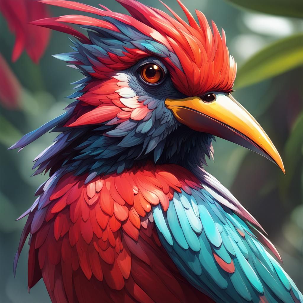 Trinidad and Tobago bird - AI Generated Artwork - NightCafe Creator
