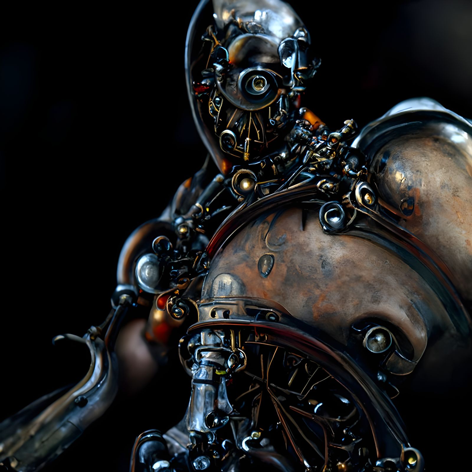 Clockwork Gladiator - AI Generated Artwork - NightCafe Creator