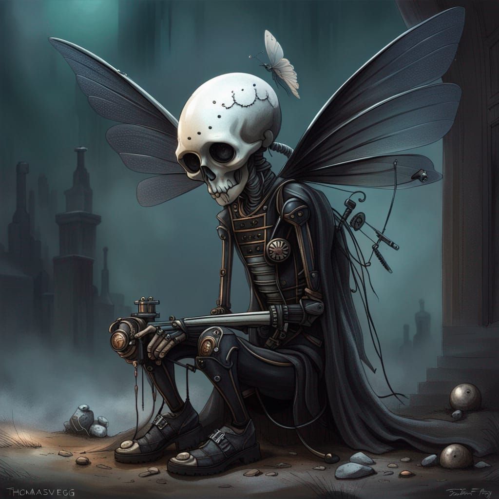 Death Fairy - AI Generated Artwork - NightCafe Creator