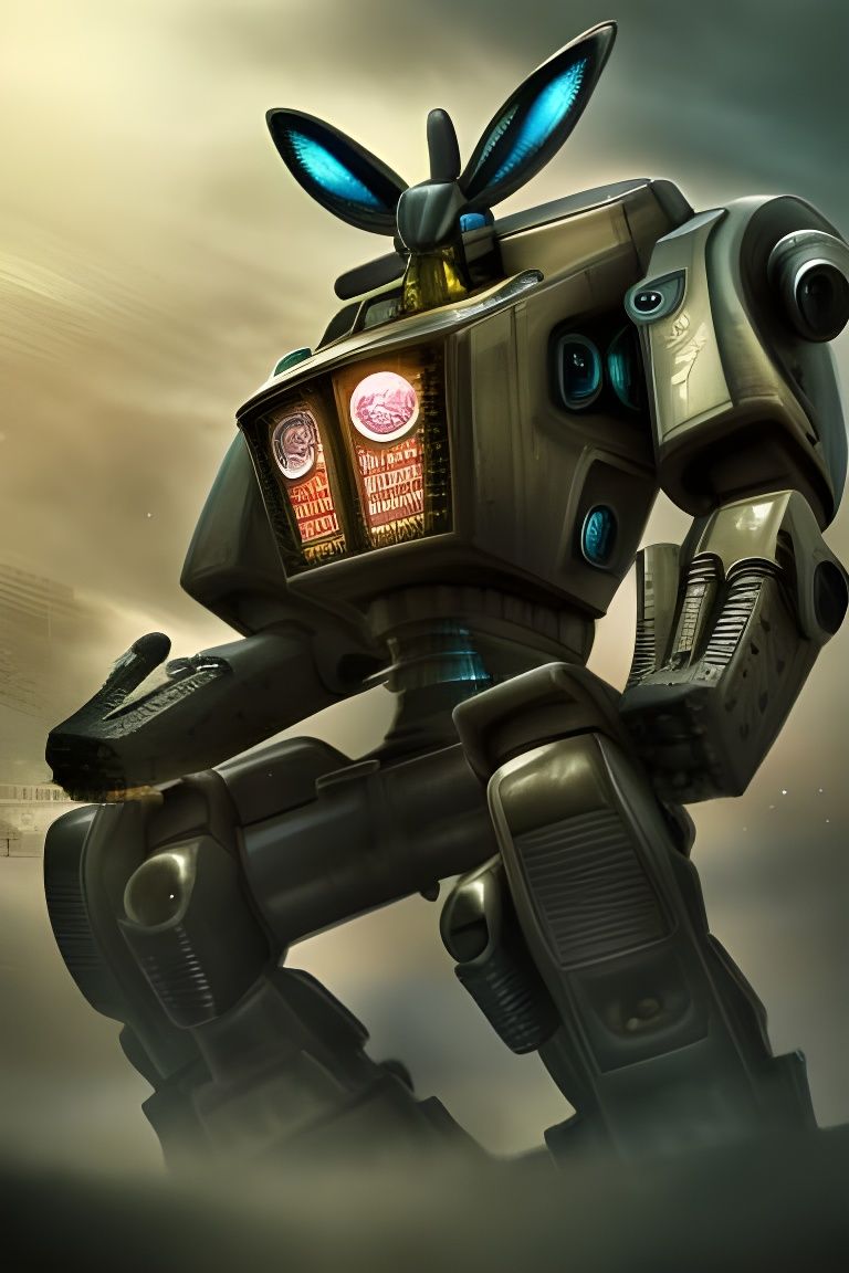 Bunny Mecha - AI Generated Artwork - NightCafe Creator