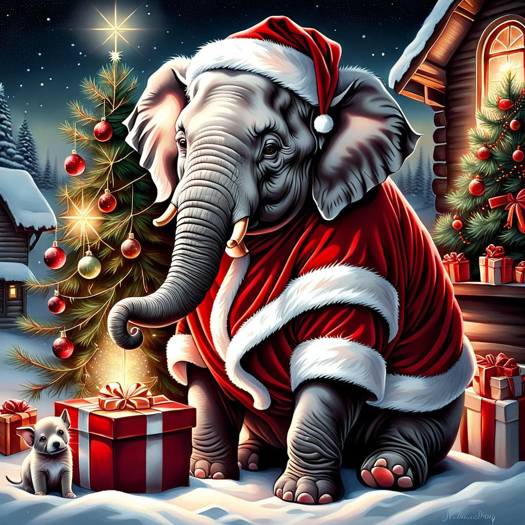 Merry Christmas! - AI Generated Artwork - NightCafe Creator