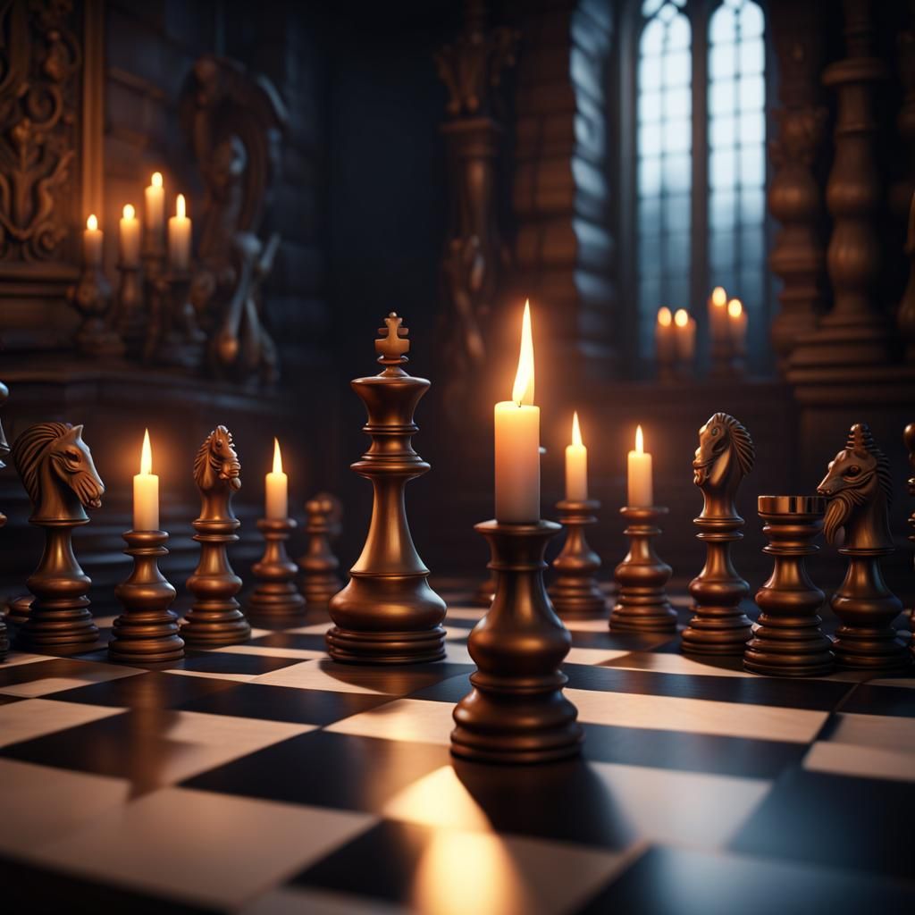Chess Night - AI Generated Artwork - NightCafe Creator