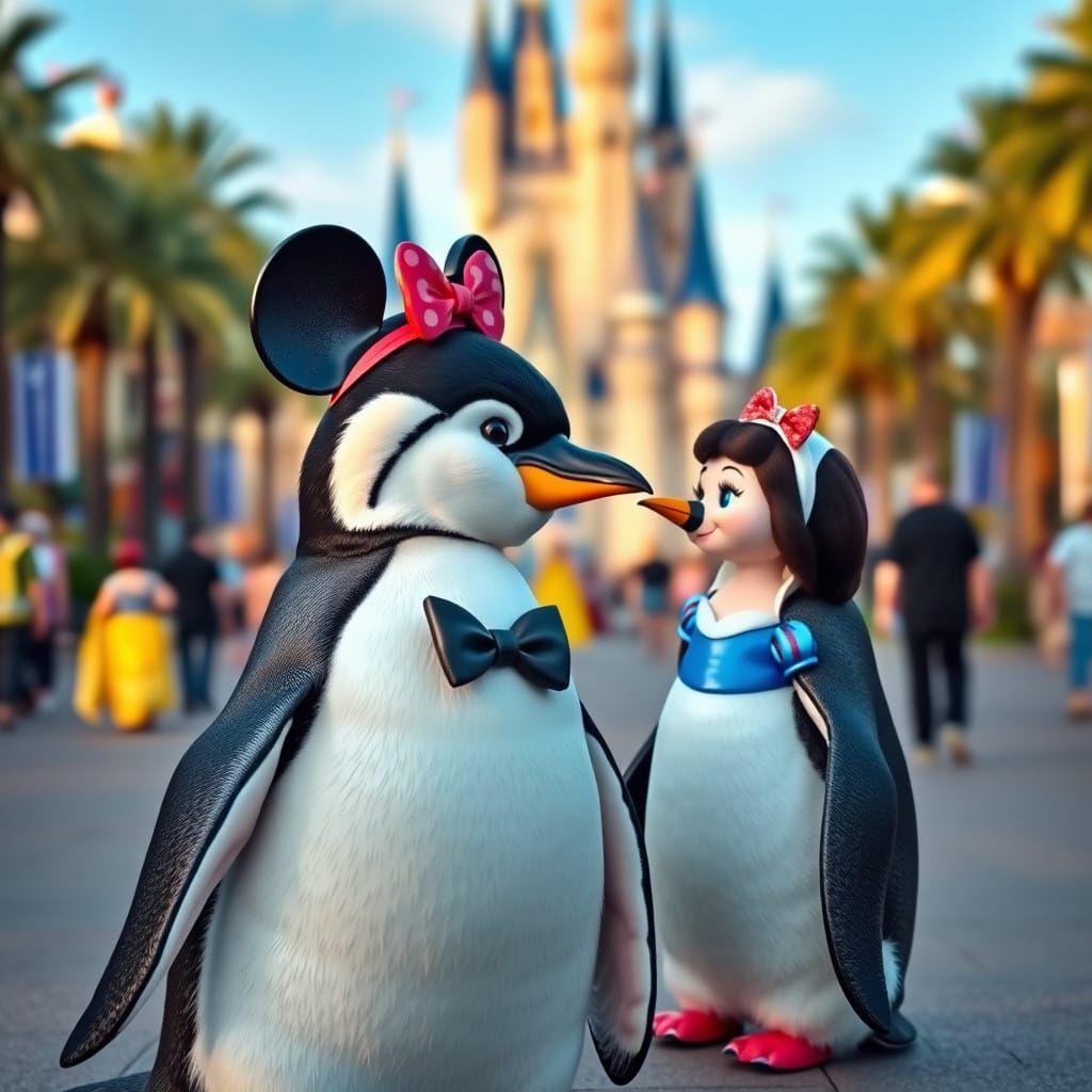 Meeting snow white fail - Penguin Meets Snow White in Vibran...