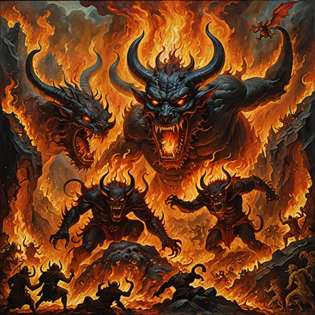 Hellfire - AI Generated Artwork - NightCafe Creator