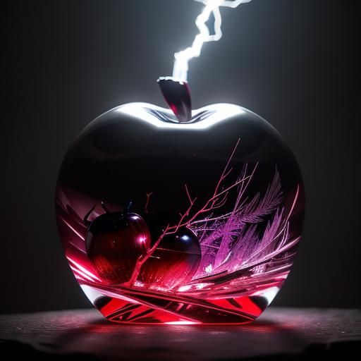 Blood Apple - AI Generated Artwork - NightCafe Creator