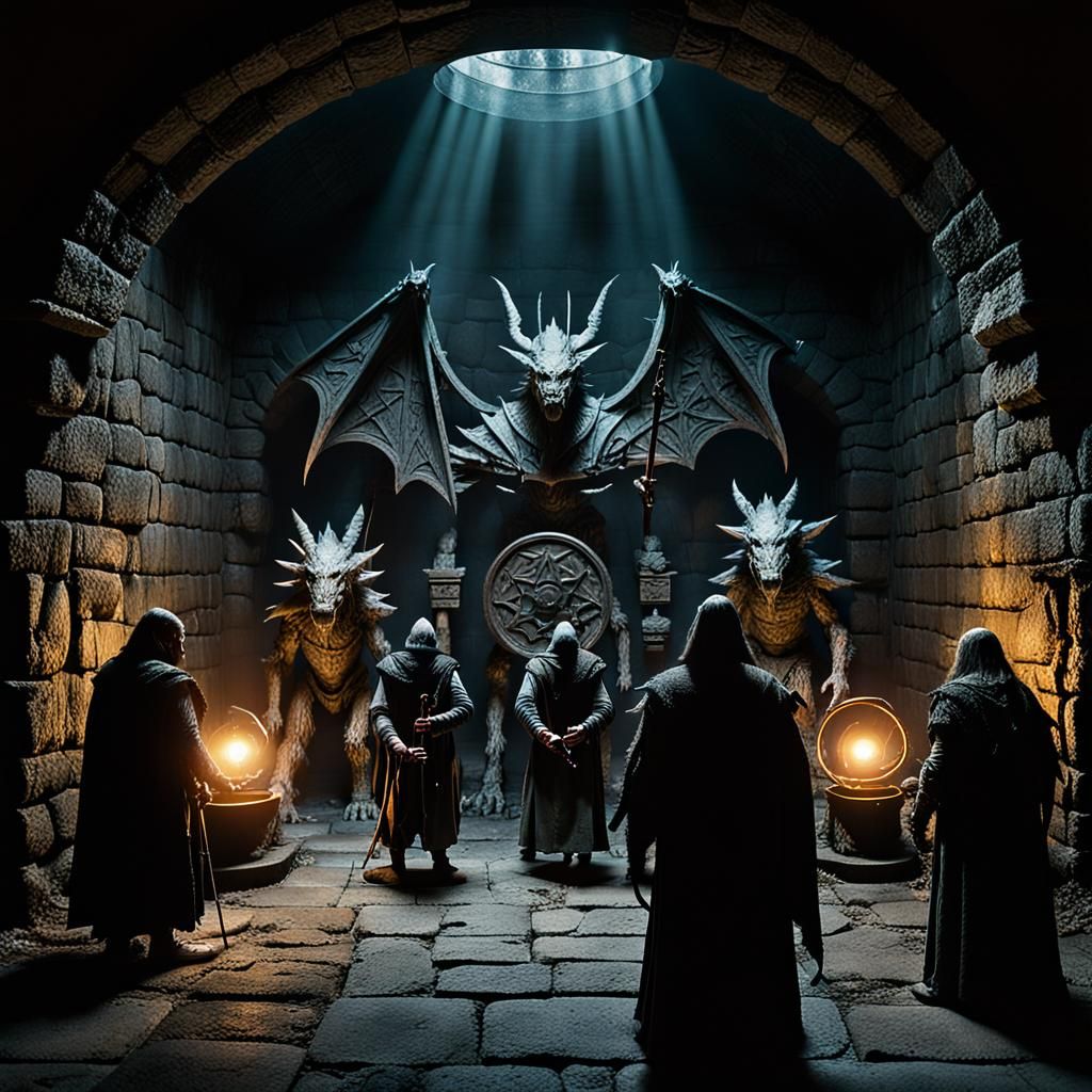 Wizard Dungeon - AI Generated Artwork - NightCafe Creator