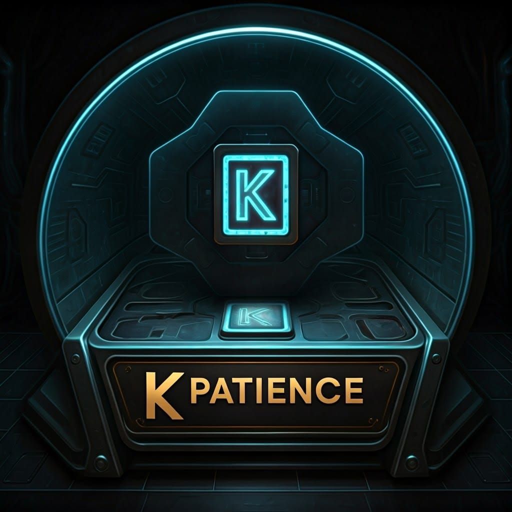 Neon Cyberpunk Card Sorting Game in Space - AI Art