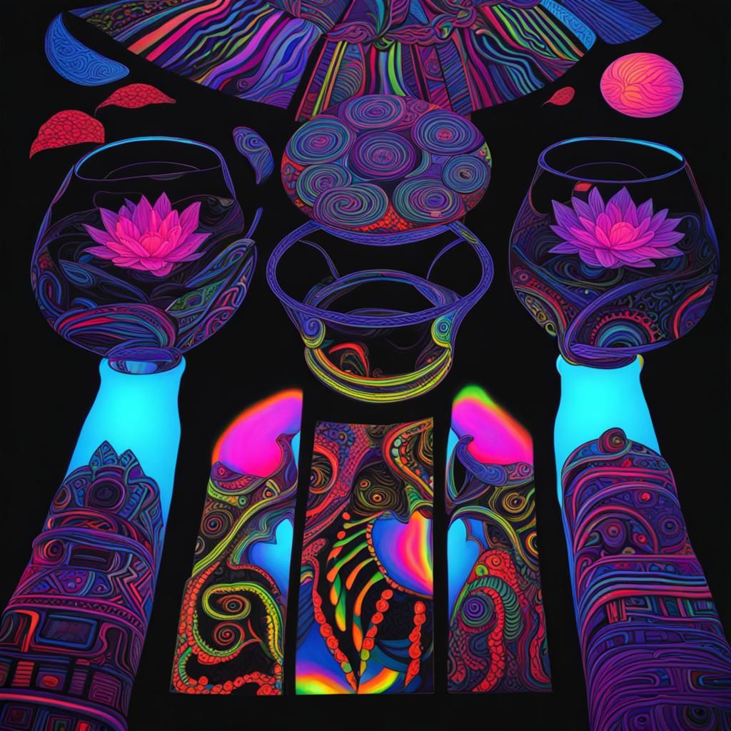 Black Light Art - AI Generated Artwork - NightCafe Creator