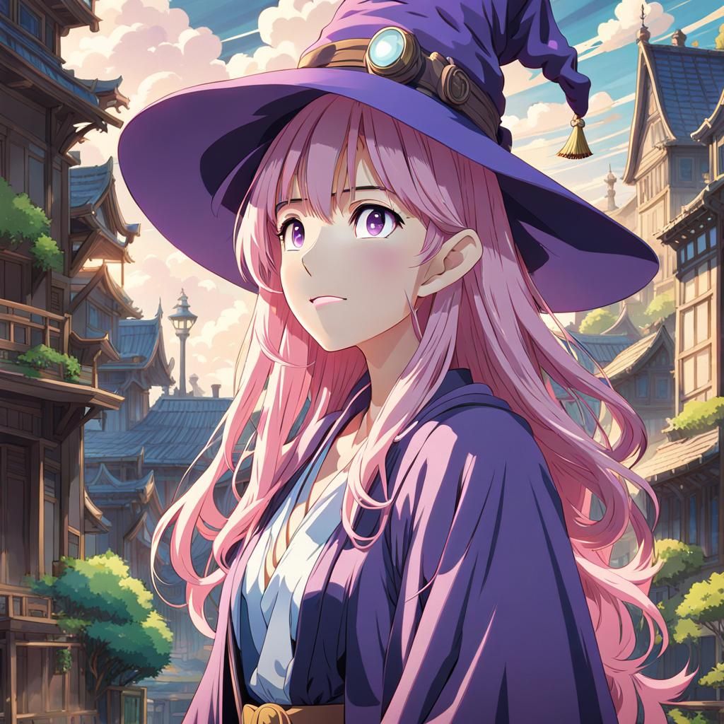 Smug wizard girl - AI Generated Artwork - NightCafe Creator