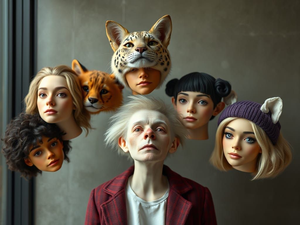 Superfluous Heads for Days You Don't Want to be Yourself