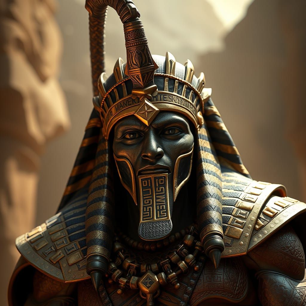 The Scorpion King: Ancient Egyptian Pharaoh - AI Art