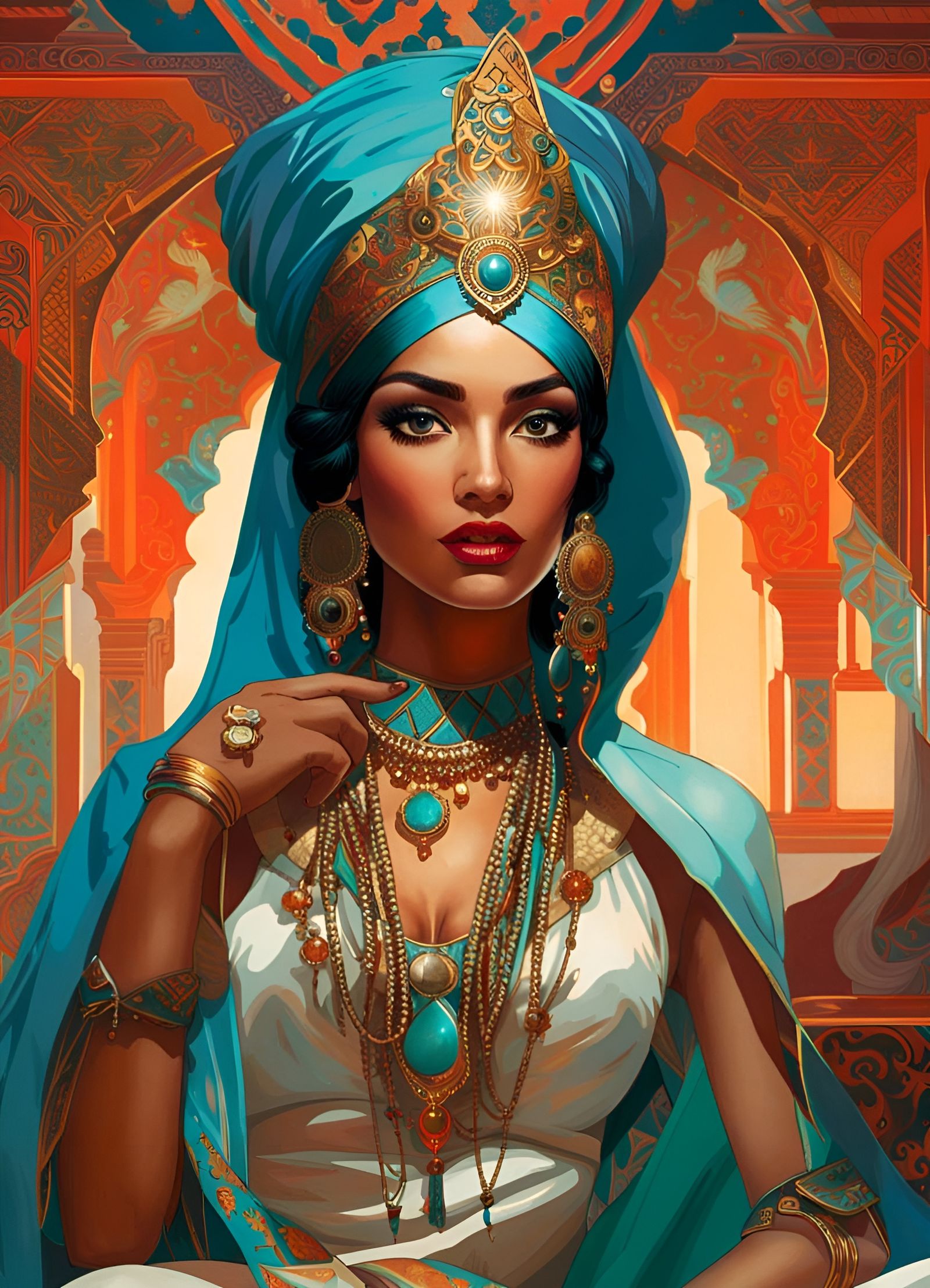 Scheherazade the Storyteller 4 - AI Generated Artwork - NightCafe Creator