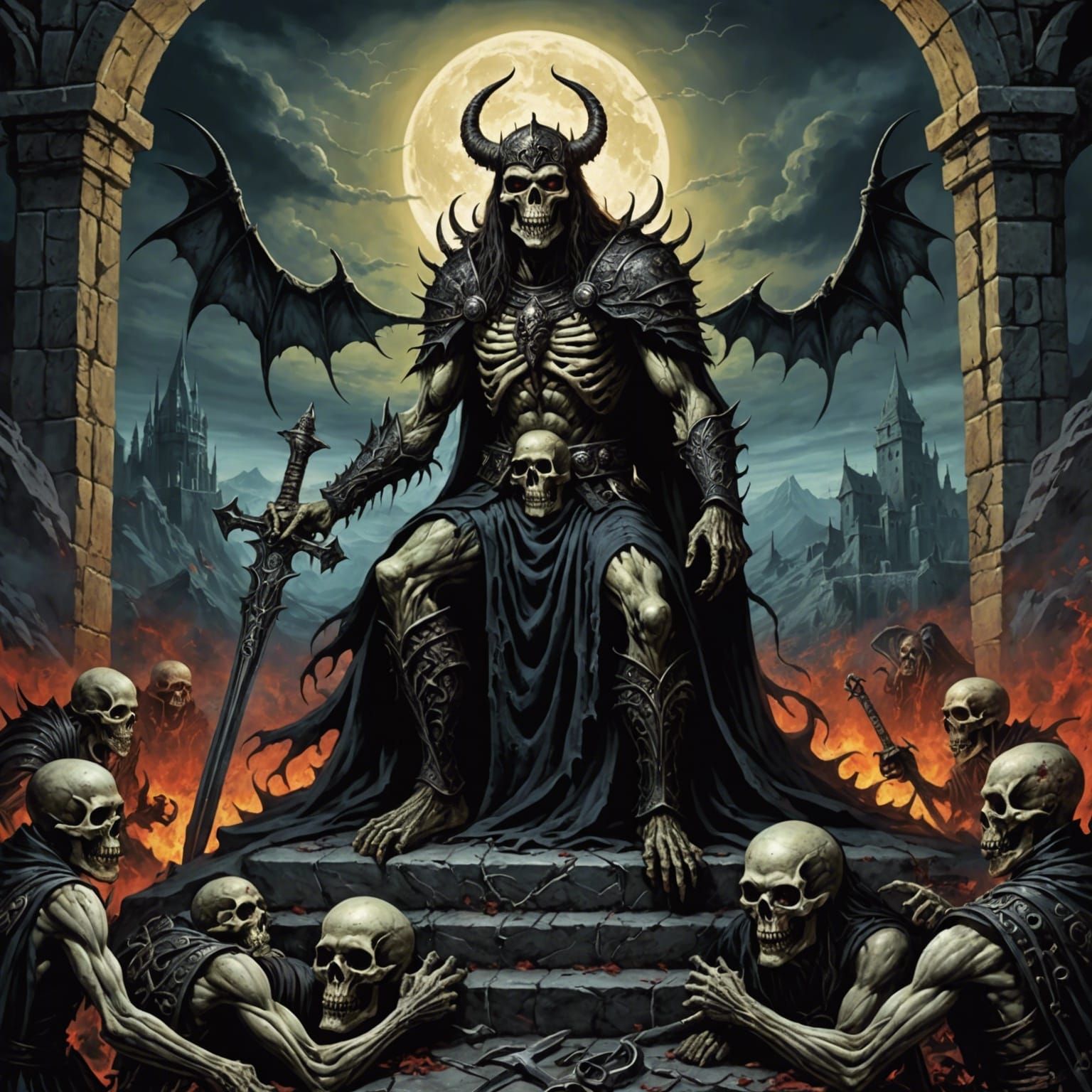 Zombie Demon - AI Generated Artwork - NightCafe Creator