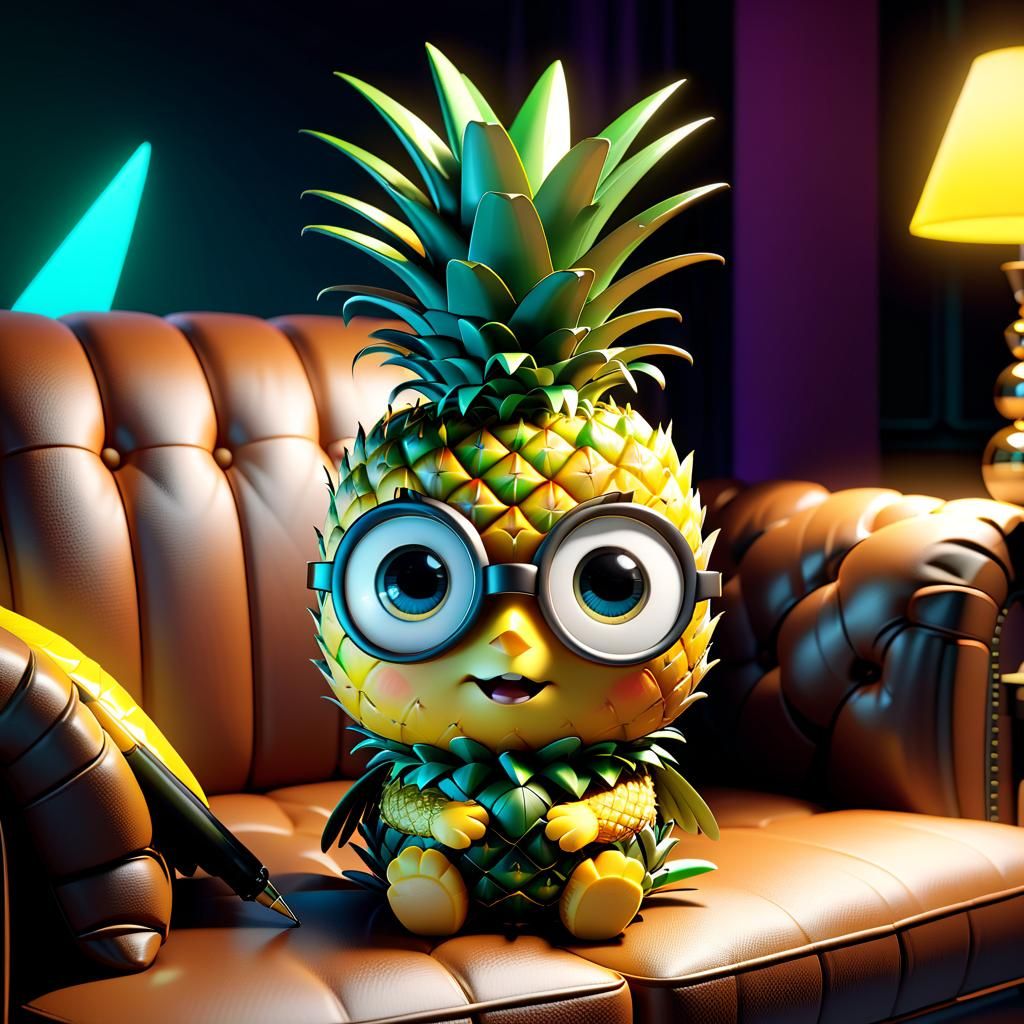 Pineapple - AI Generated Artwork - NightCafe Creator