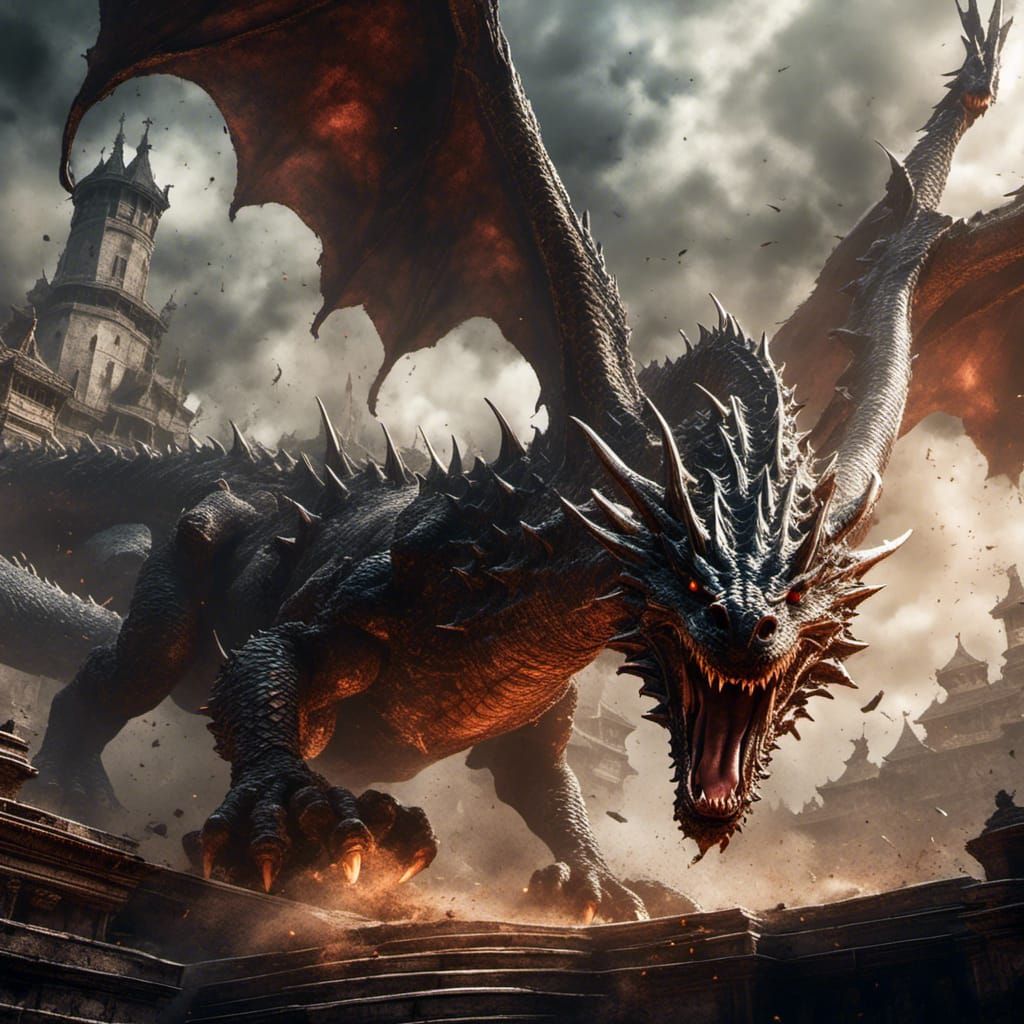 Void Dragon - AI Generated Artwork - NightCafe Creator