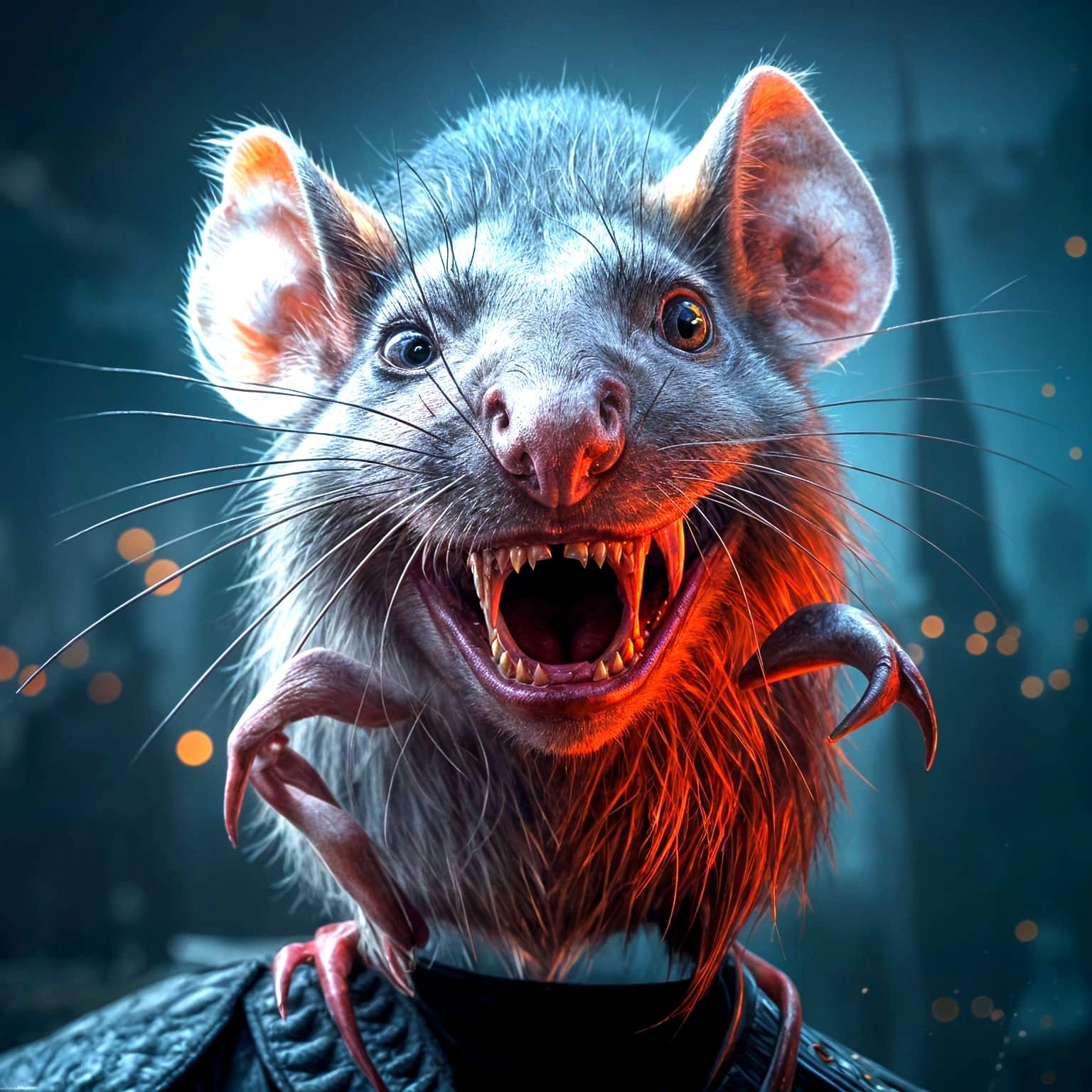 Gothic Mouse with Unreal Engine 5 Photorealism - AI Art