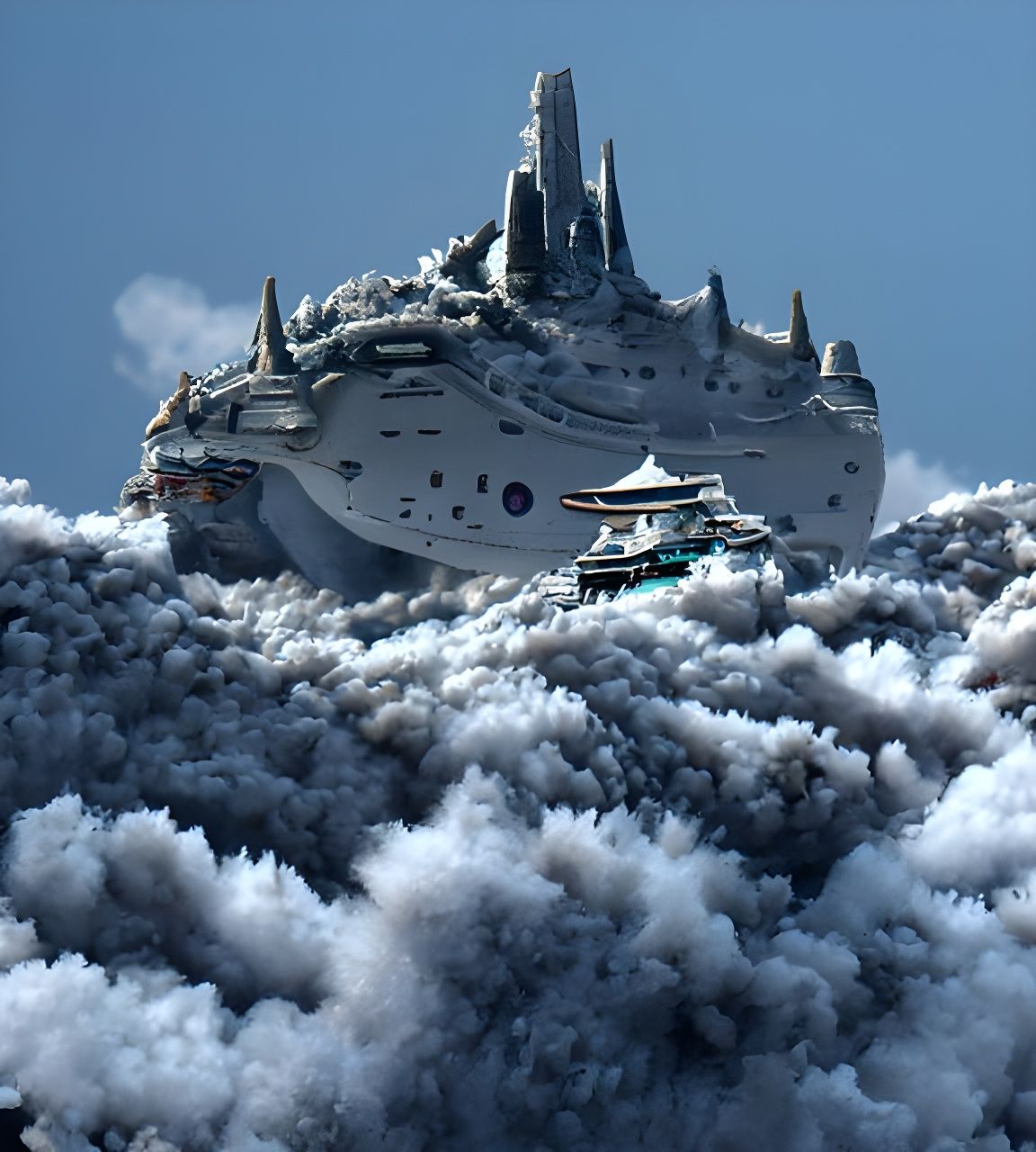 Abandoned clone factory on planet Zenith 248 - AI Generated Artwork ...