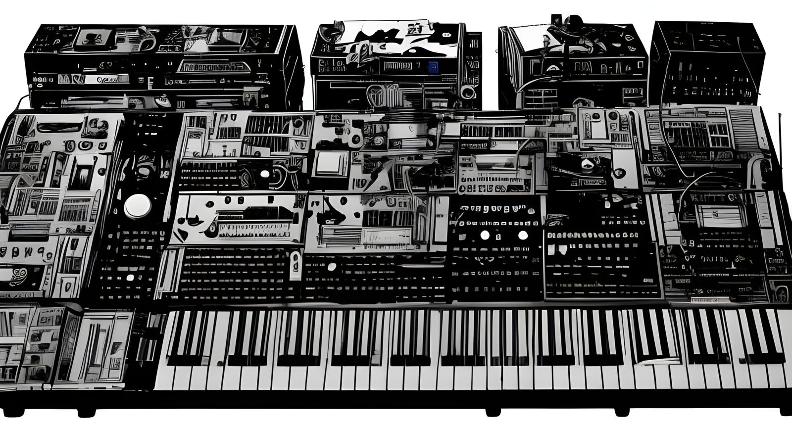 Synths Over Baltimore - AI Generated Artwork - NightCafe Creator