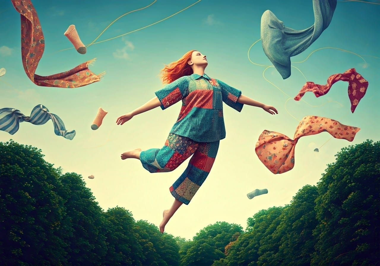Free laundry - Surreal Dream of Whimsical Patchwork Fashion ...