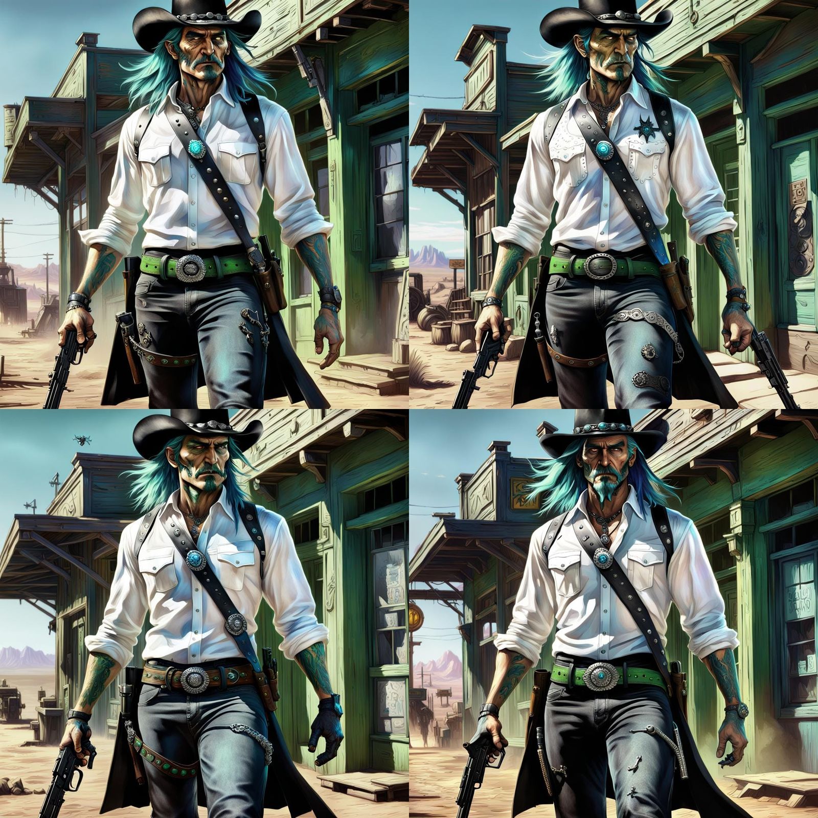 Neowestern - AI Generated Artwork - NightCafe Creator