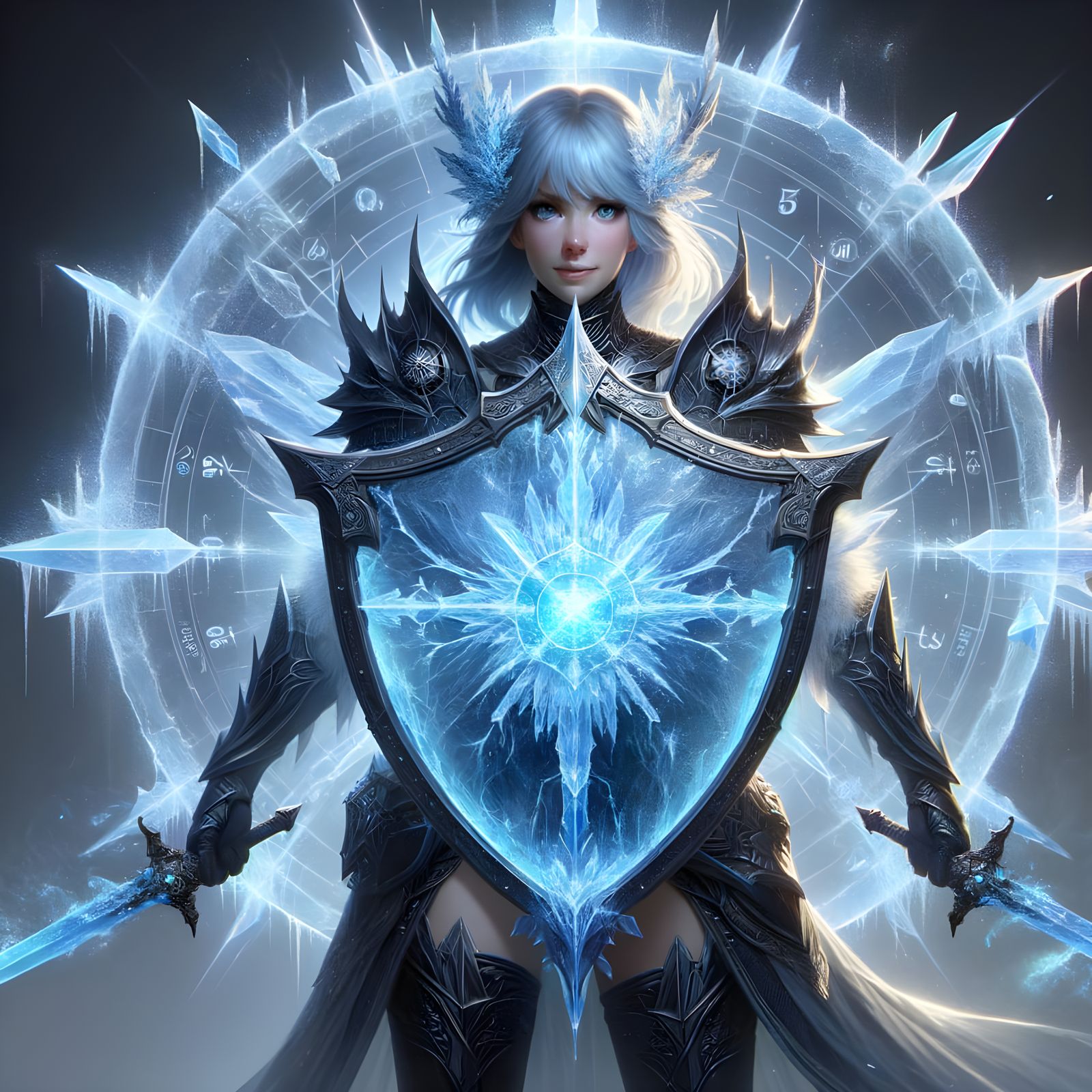 Princess Lucinda The Female Warrior Frost Knight, by Lord Elboron.