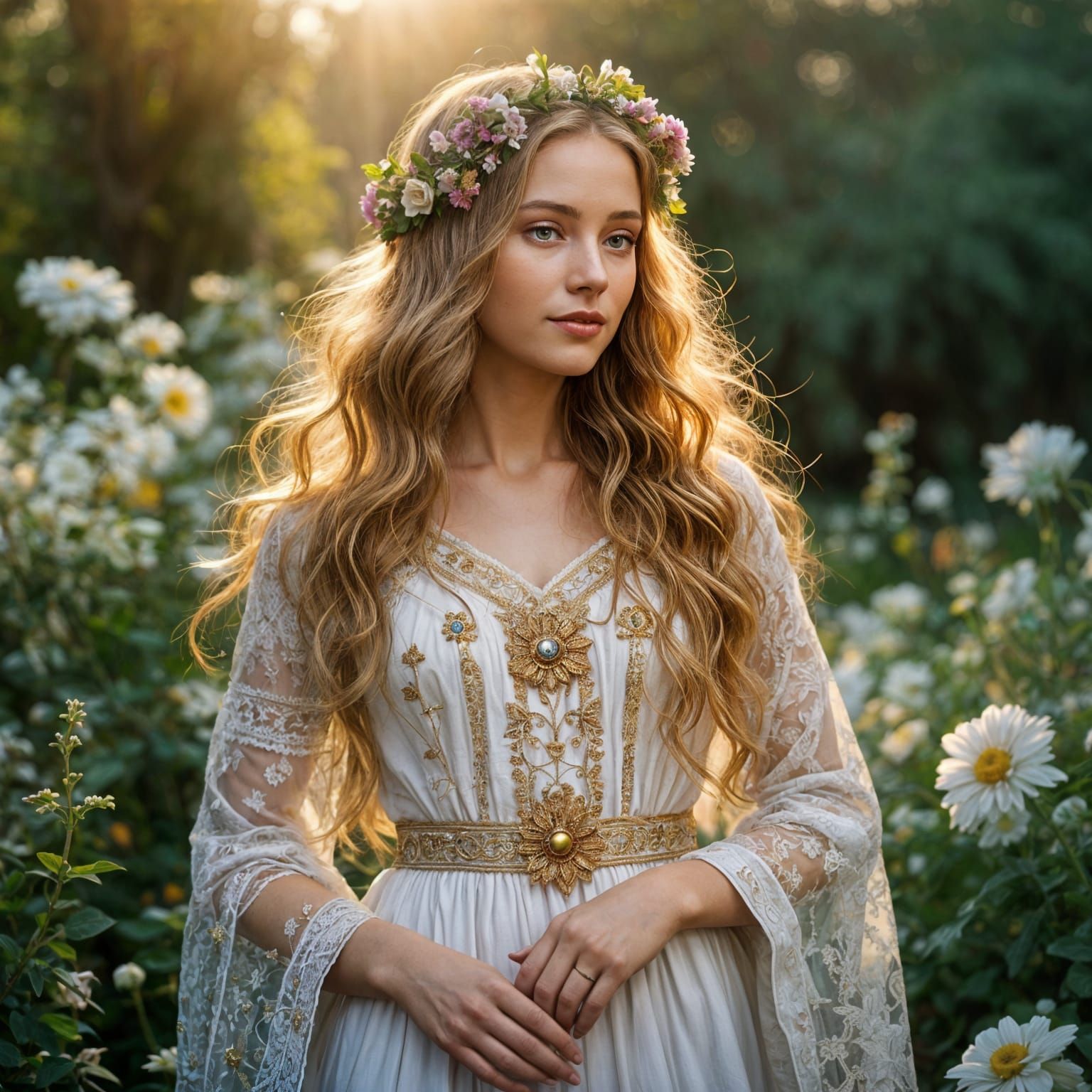 Slavic Goddess Lada Embodies Harmony and Love - AI Art