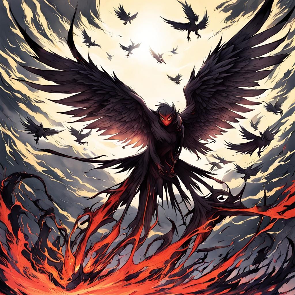 demon bird - AI Generated Artwork - NightCafe Creator