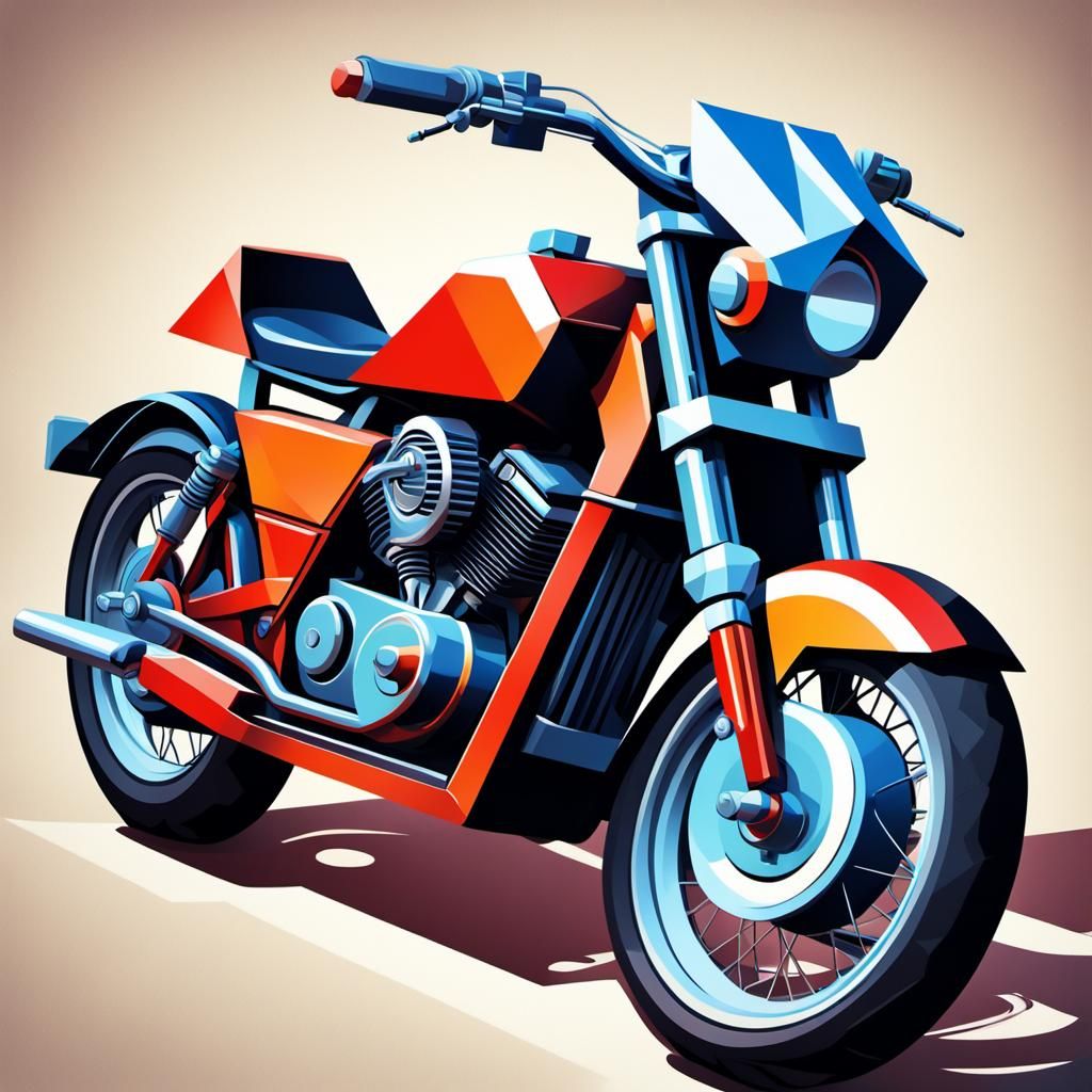 motorcycle. - AI Generated Artwork - NightCafe Creator