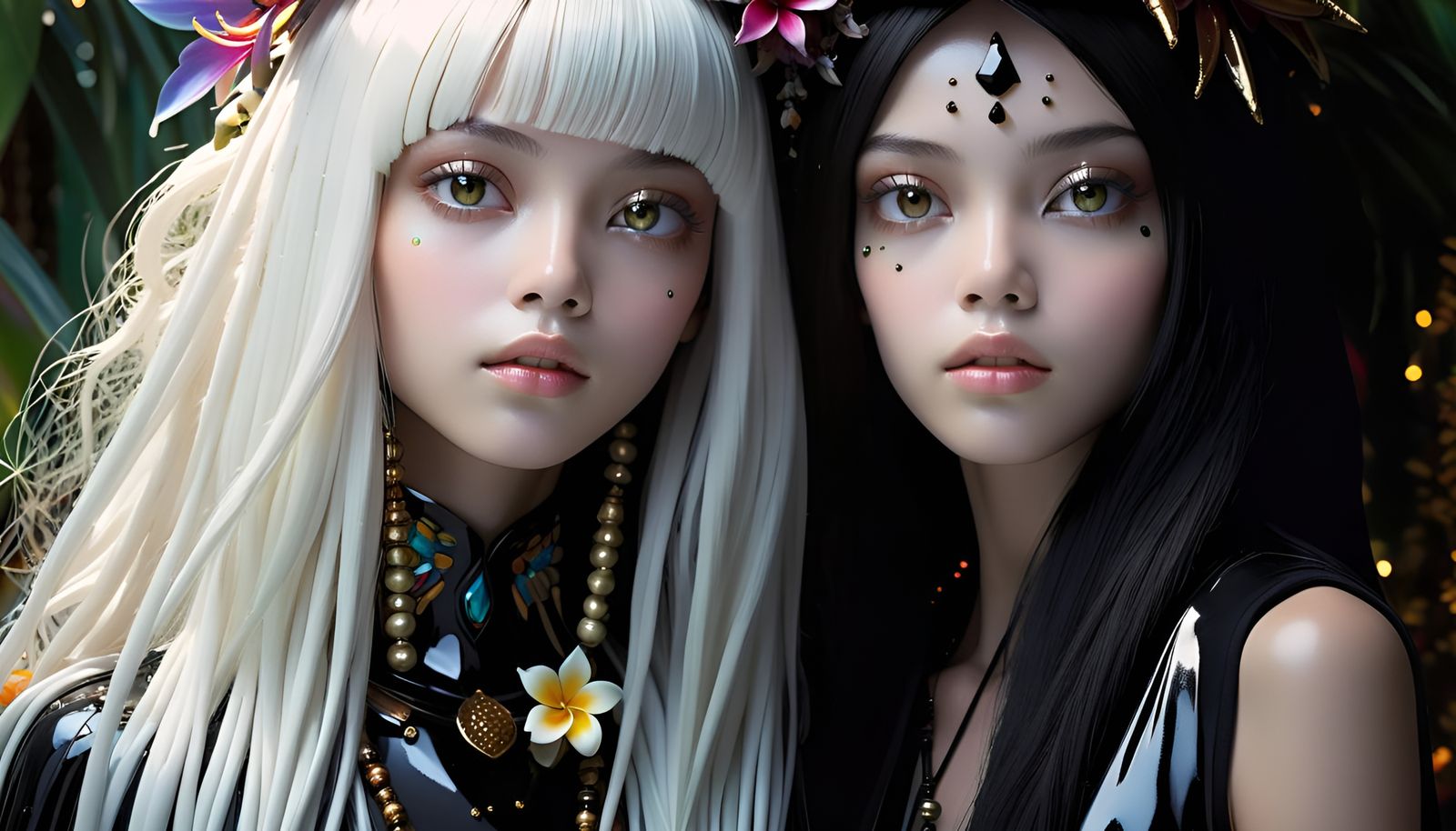 Sisters-in-Awe - AI Generated Artwork - NightCafe Creator