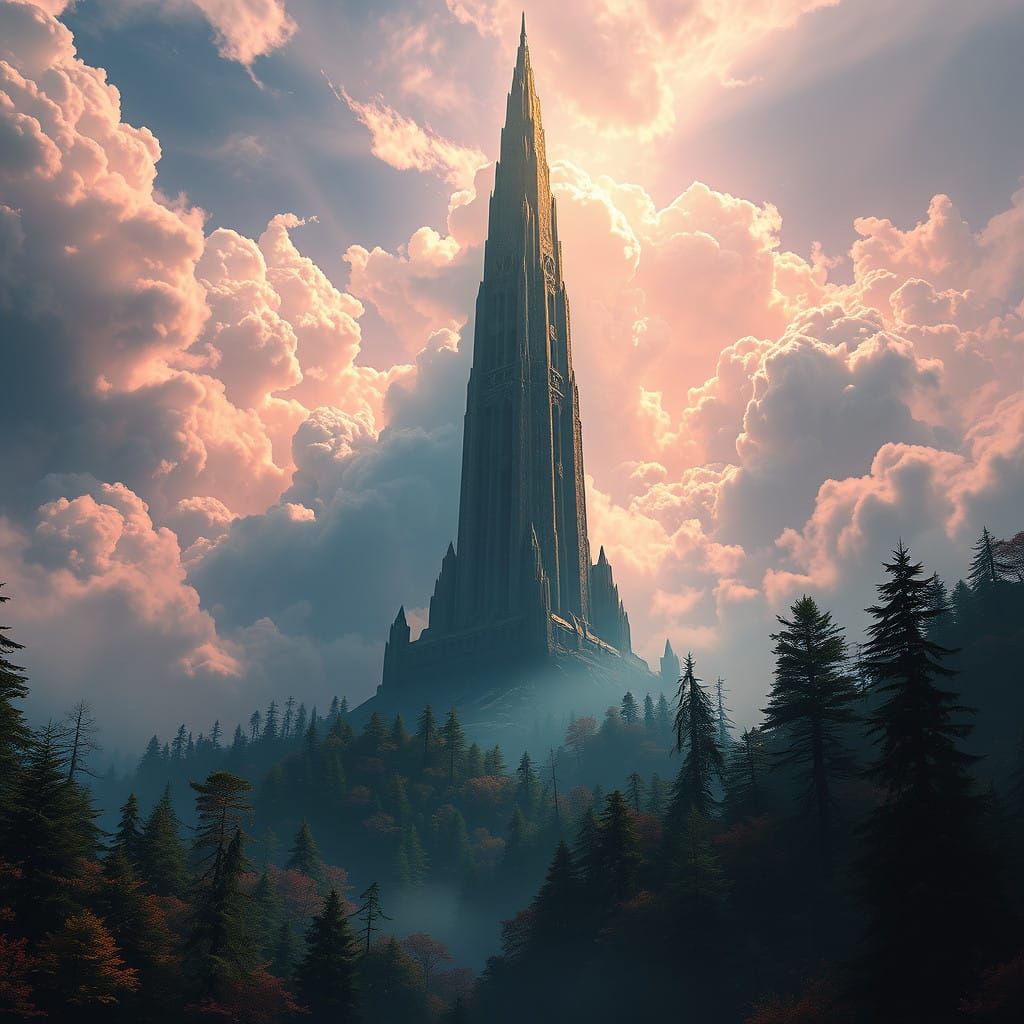 Great Spire of Earth - The Earth's Ancient, Lush Spire in Ci...