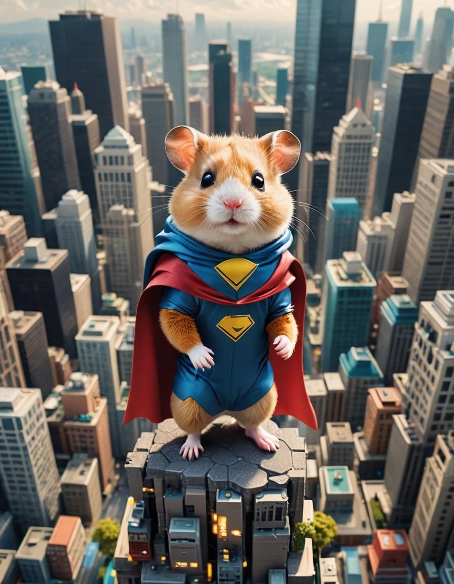 Hamster Hero - AI Generated Artwork - NightCafe Creator