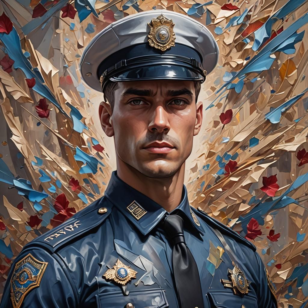 Policeman - AI Generated Artwork - NightCafe Creator