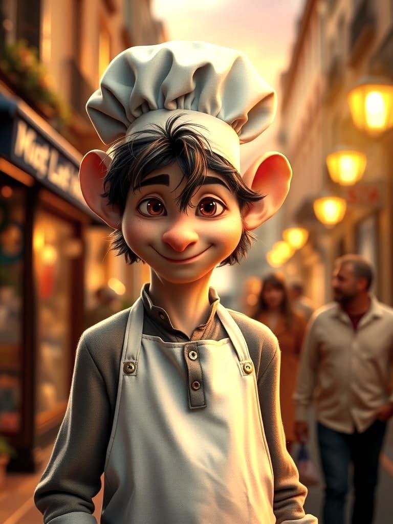 If Ratatouille was a real human. - Ratatouille as a Real Hum...