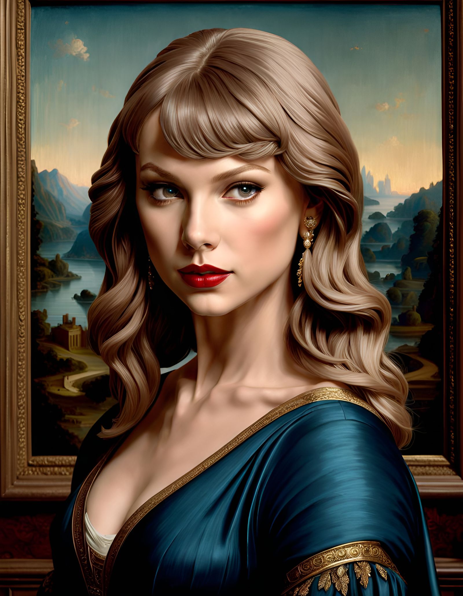 Mona Lisa, Taylor’s Version - AI Generated Artwork - NightCafe Creator