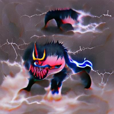 Thunder demon - AI Generated Artwork - NightCafe Creator