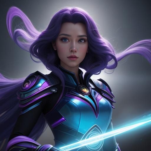 Seraphina, the still-unwritten Disney space princess - AI Generated ...