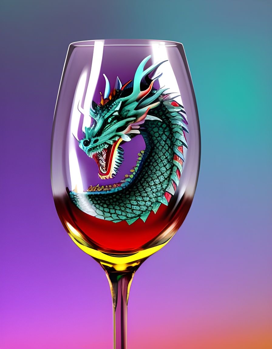Dragon Wine - AI Generated Artwork - NightCafe Creator