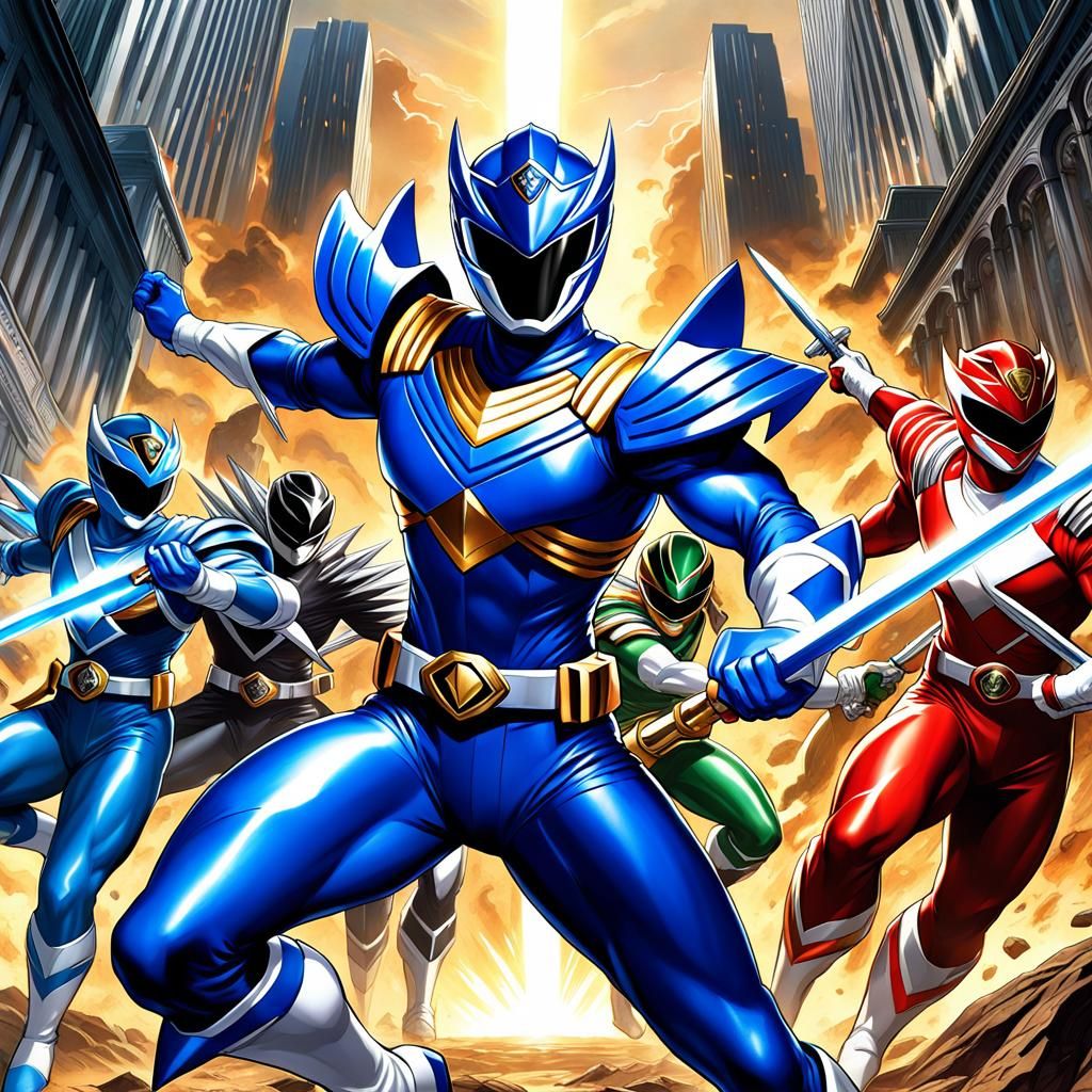 Power rangers - AI Generated Artwork - NightCafe Creator