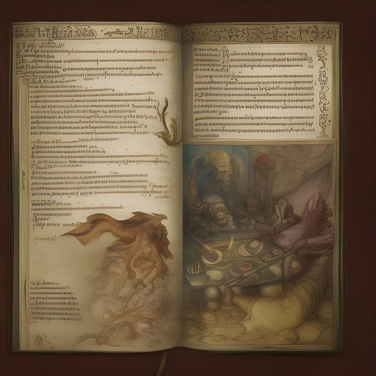 Illuminated manuscript - AI Generated Artwork - NightCafe Creator