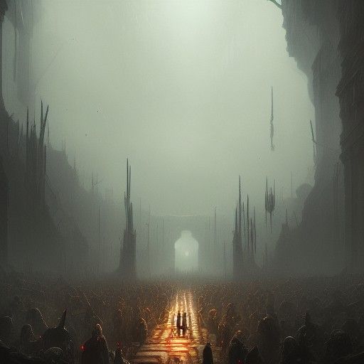 Atmospheric Horror 1 - AI Generated Artwork - NightCafe Creator