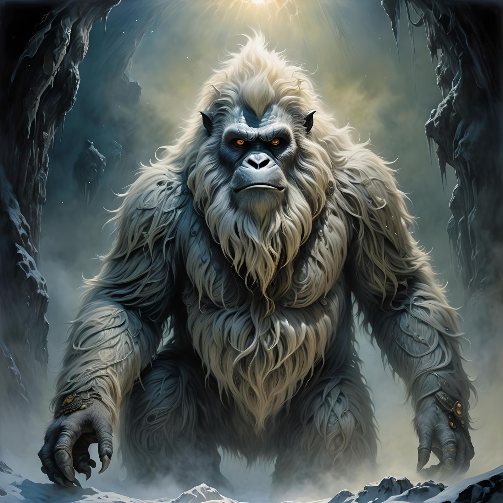 Abominable Snowman (Demon series) - AI Generated Artwork - NightCafe ...
