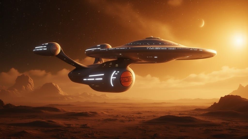 Ascendant starship - Epic Starship Ascends from Stellar Dust...