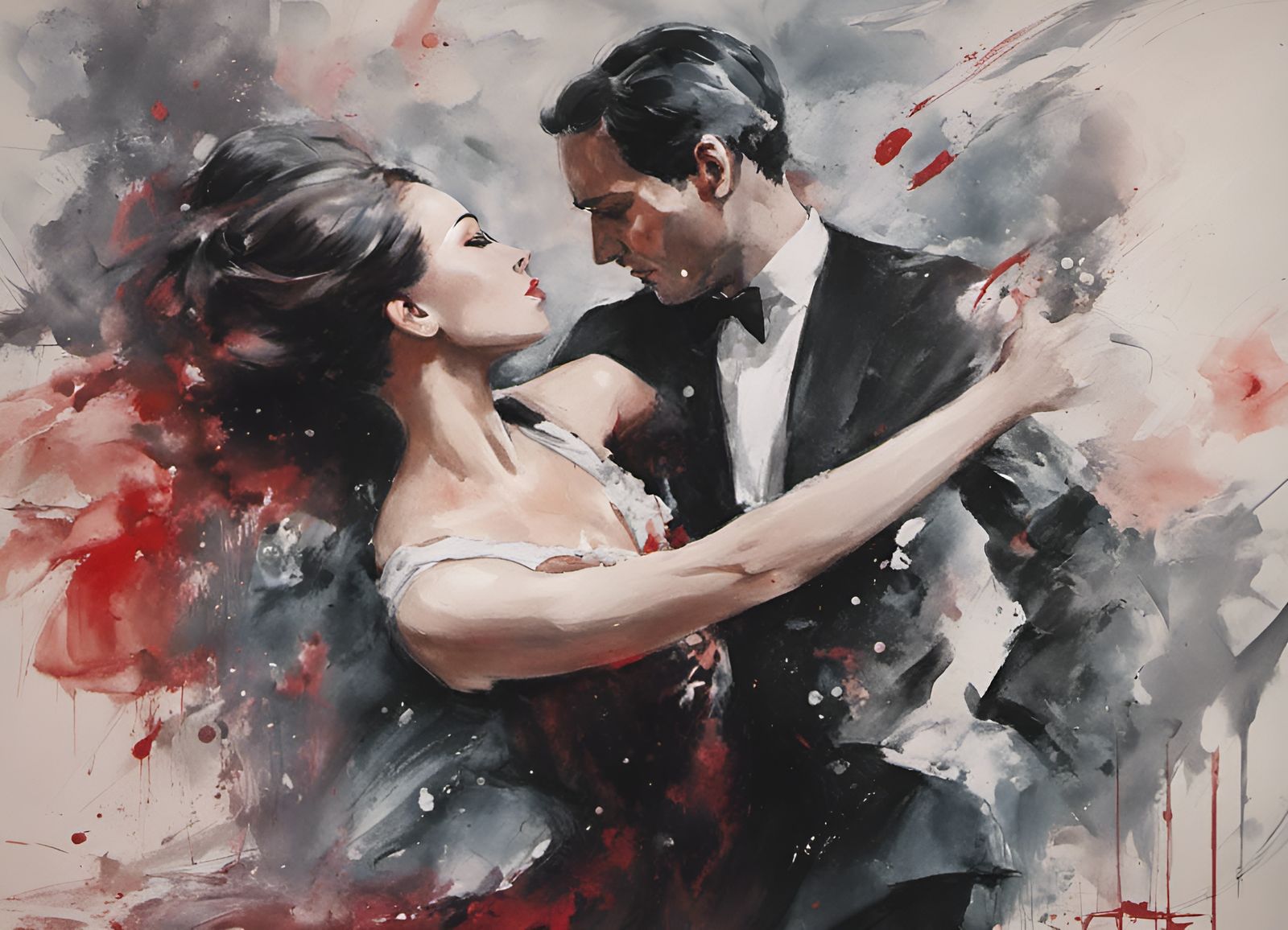 The Argentine tango couple - AI Generated Artwork - NightCafe Creator
