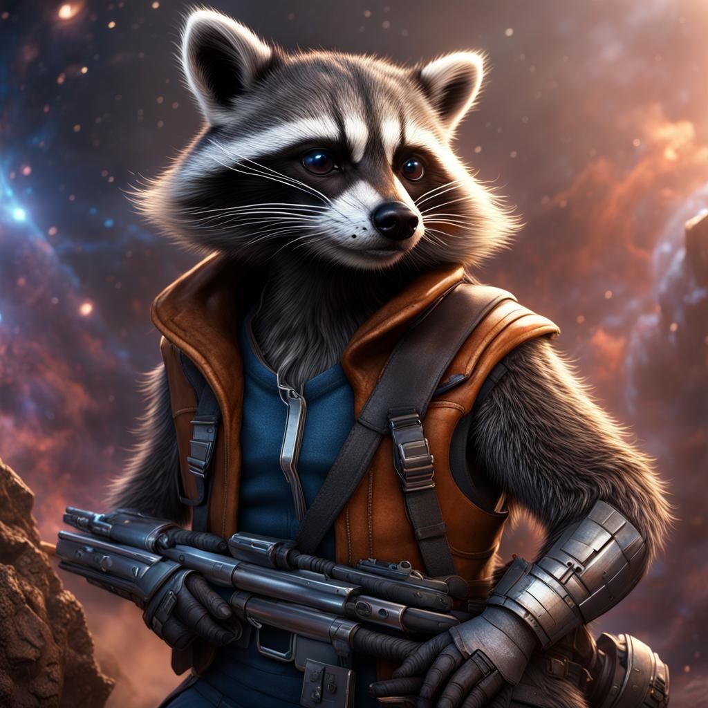 Rocky Racoon - AI Generated Artwork - NightCafe Creator