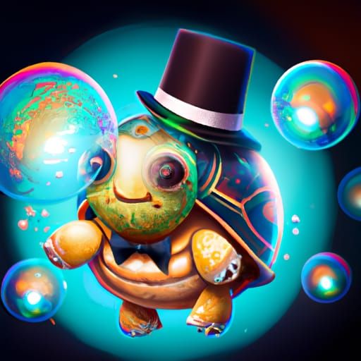 Top Hat Turtle - AI Generated Artwork - NightCafe Creator